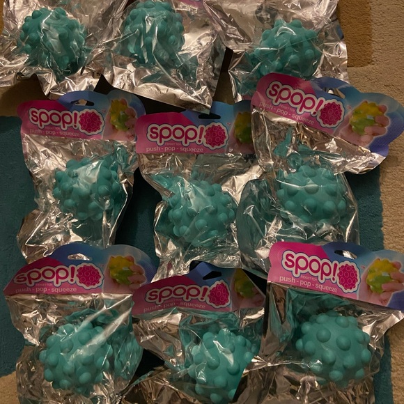 spop | Toys | Spop Pushpopsqueeze Pop Ball Fidget Toys 9 Pack Stress ...